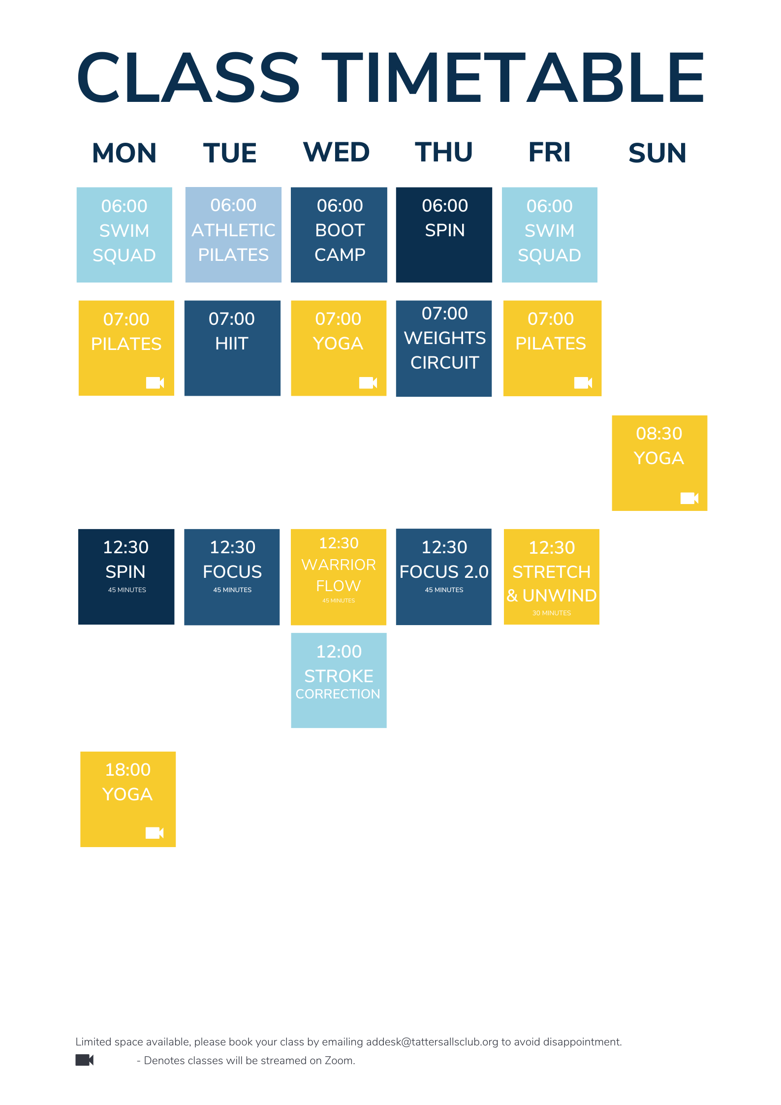 Athletic Department - Tattersalls Club