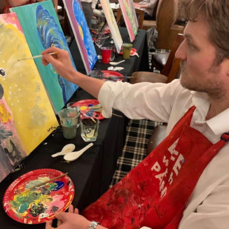 A Slice of Art: Paint & Pizza Night - Tattersalls Club